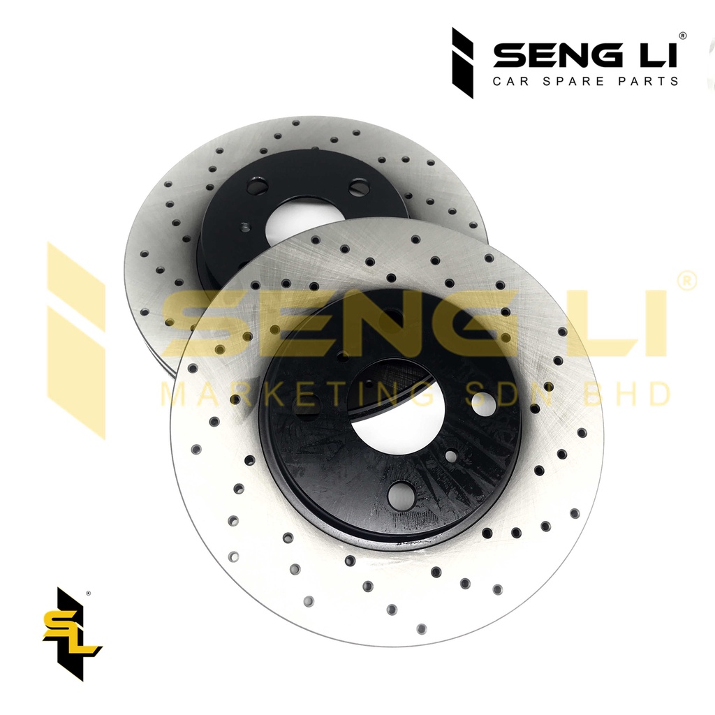PERODUA ALZA 2014-2017 FRONT DISC ROTOR (HOLE)-SHOJI | Shopee Malaysia