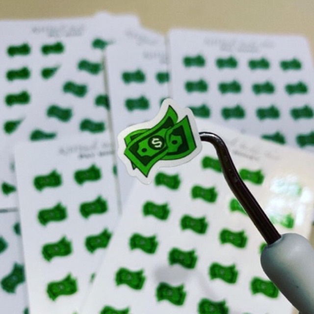Pay Money sticker / Cute sticker / Icon planner sticker / matte and ...