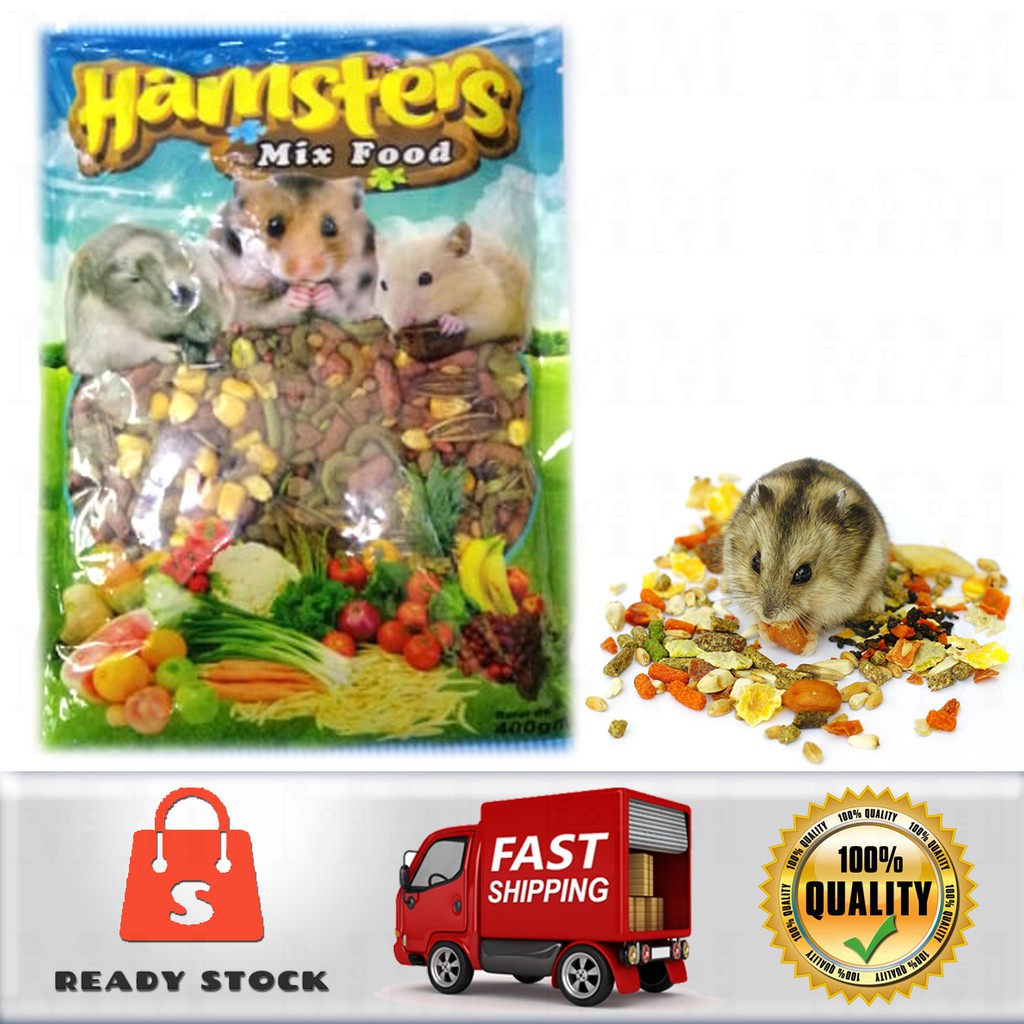 Hamster Mix Food / Hamster Food / Makanan Hamster - 400g | Shopee Malaysia