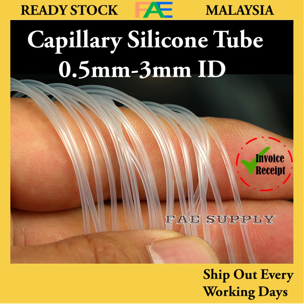 Capillary Silicone tube transparent tube fine tube 0.5 1 1.5 2 3mm Food ...
