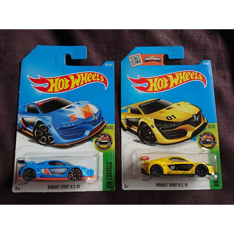Hot Wheels Renault Sport R S 01 Yellow Blue Rs01 Rs Sport Vr38dett Not