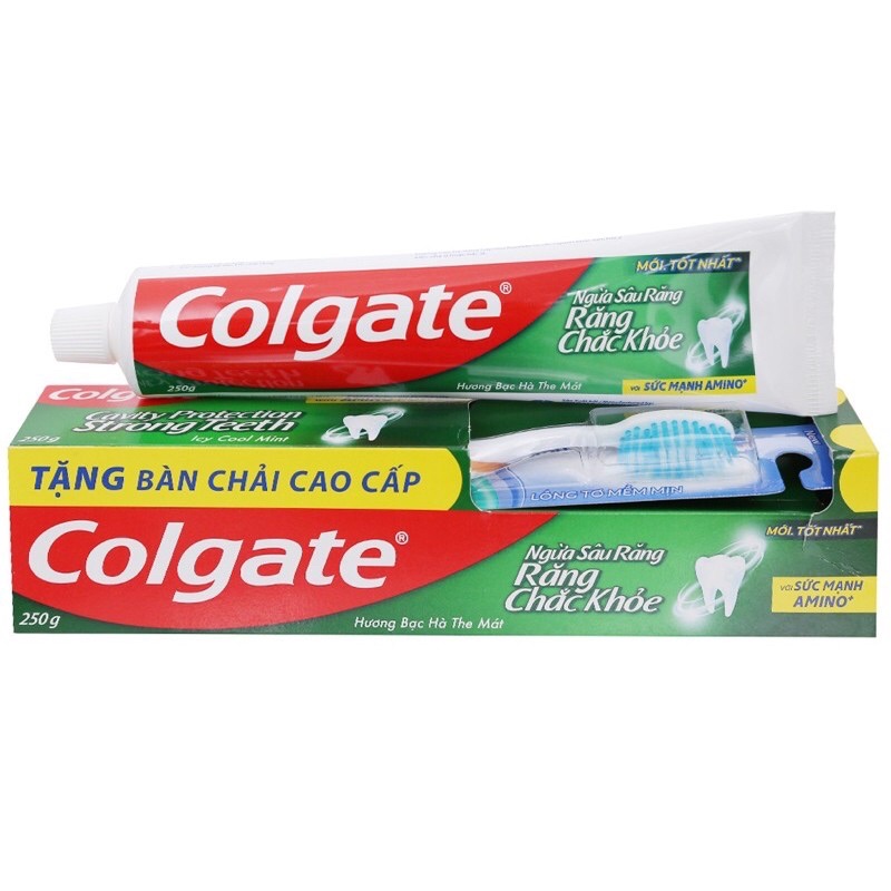 Colgate toothpaste to prevent tooth decay 225g, free toothbrush ...