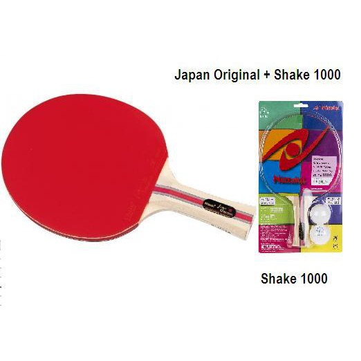 Nittaku Table Tennis Bat Kelawar Ping Pong Shake 1000 | Shopee Malaysia