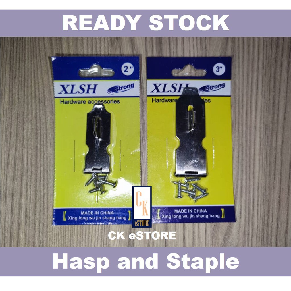 [READY STOCK] Security Purpose Staple and Hash for Safety Security Door ...