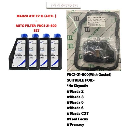Genuine Mazda ATF - FZ Automatic Transmission Oil Fluid + Mazda Auto ...