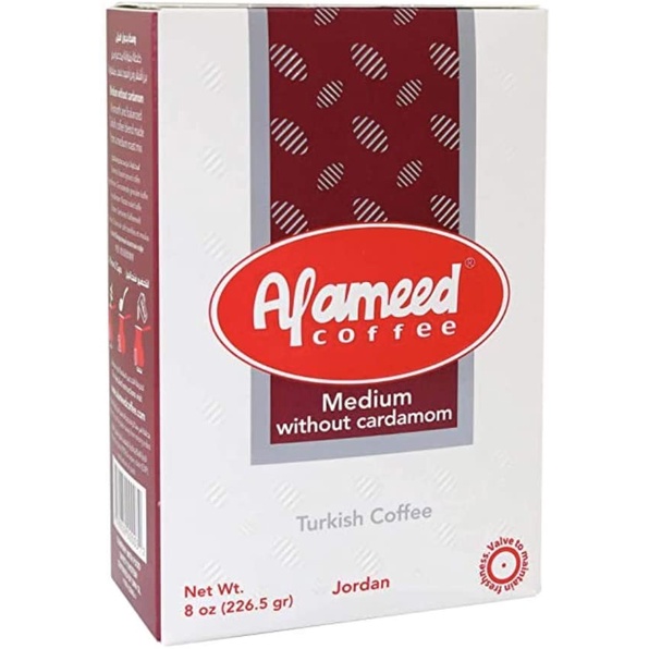CLEARANCE Al Ameed Gourmet Turkish Ground Coffee Medium Roast without ...