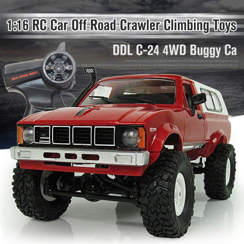 WPL 1:16 C-24 Model 4WD RC Car Toys 2.4GHz Remote Control Truck ...