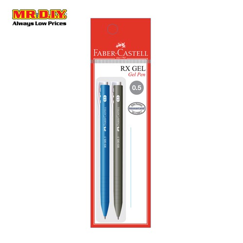 (MR.DIY) Faber Caster RX 0.5 Gel Pens (2pc) | Shopee Malaysia