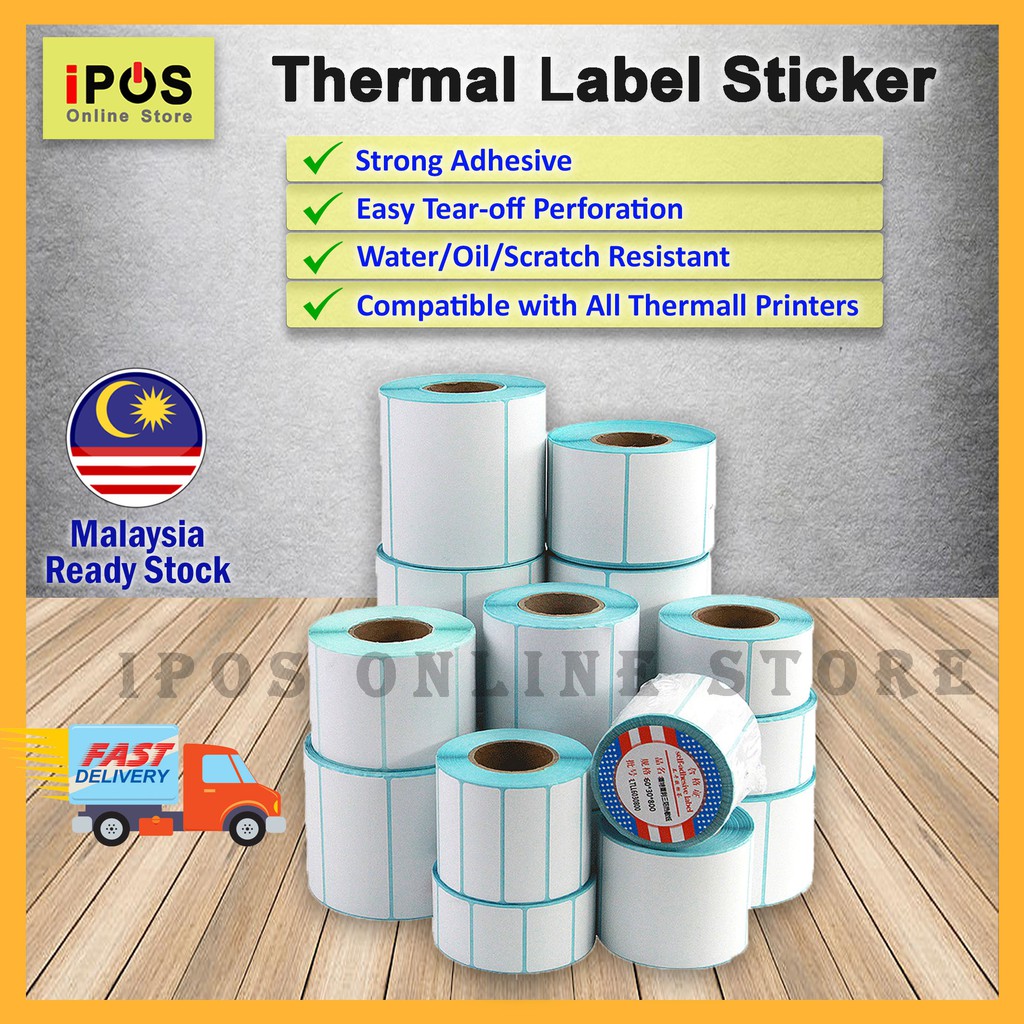 Thermal Barcode Label Sticker | Shopee Malaysia