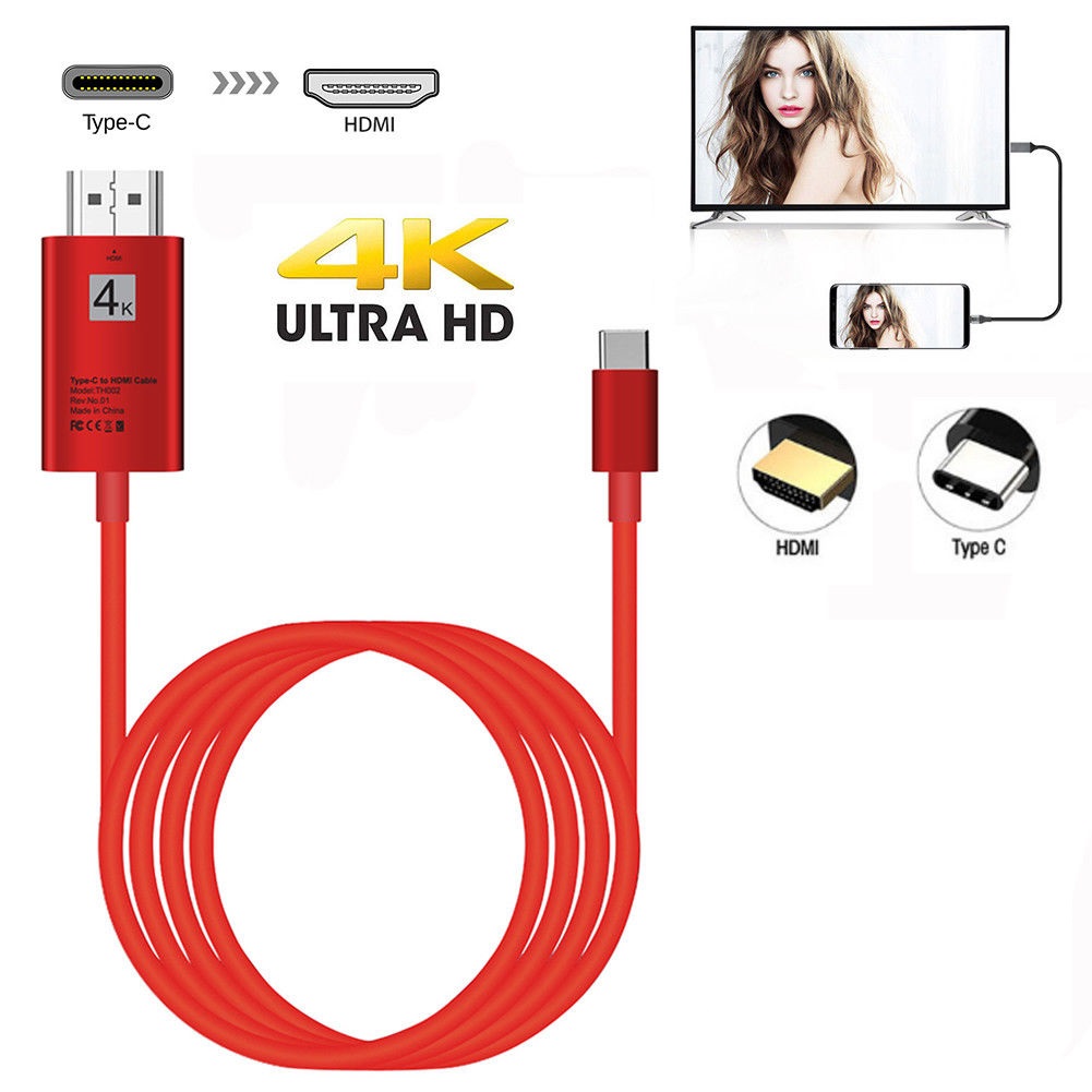 Original 4K USB Type C to HDMl Cable HDMl Adapter Cable for Android ...