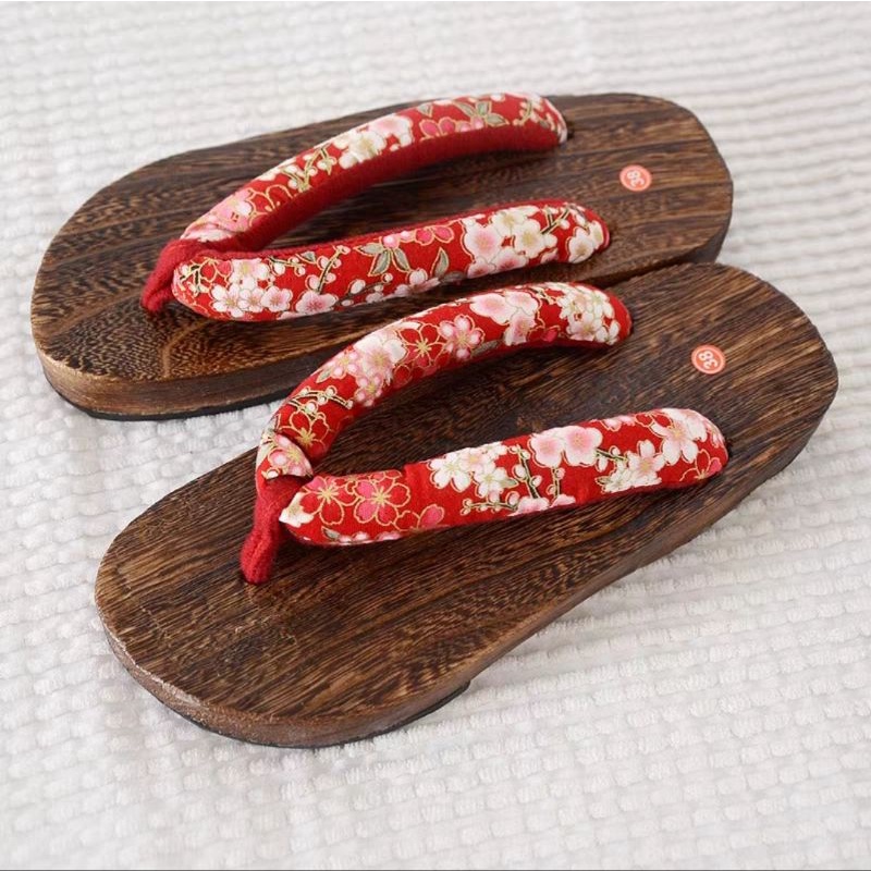 Japanese traditional shoe geta wooden slipper wooden shoe freesize ...
