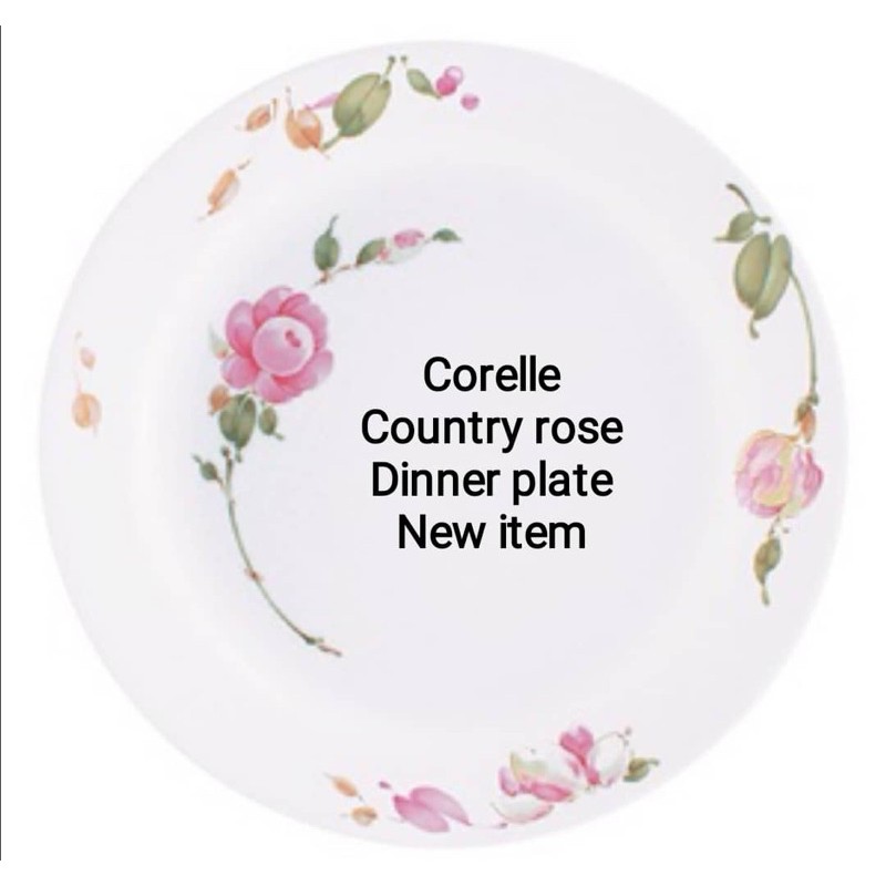 CORELLE COUNTRY ROSE (DINNER PLATE) | Shopee Malaysia