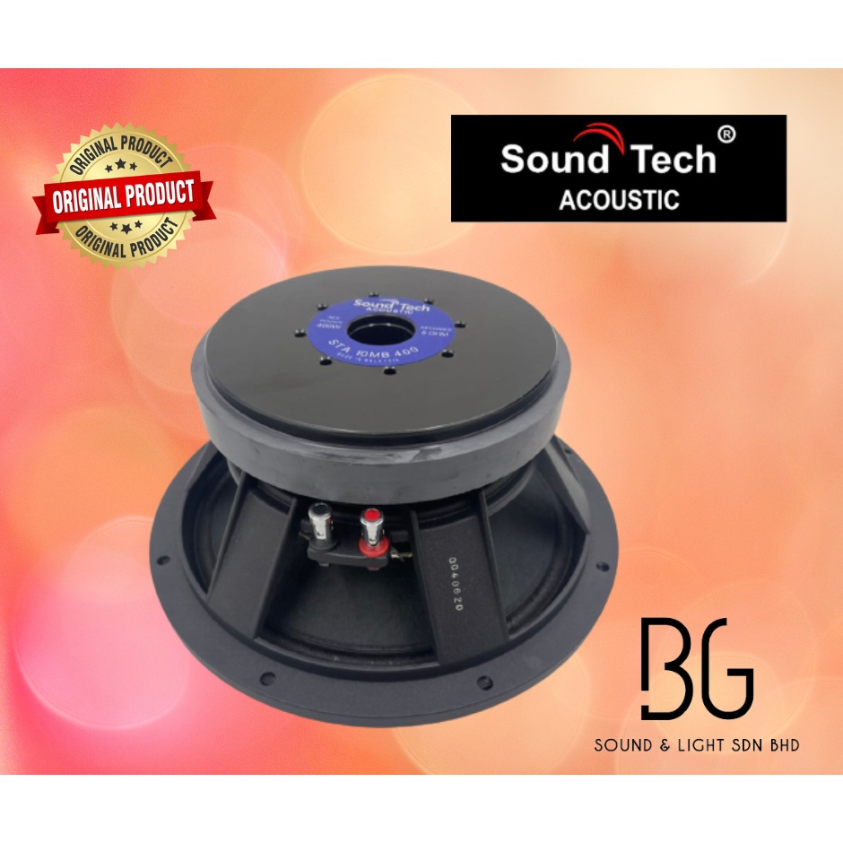 SOUNDTECH STA10MB400 10INCH SPEAKER DRIVER 400W | Shopee Malaysia