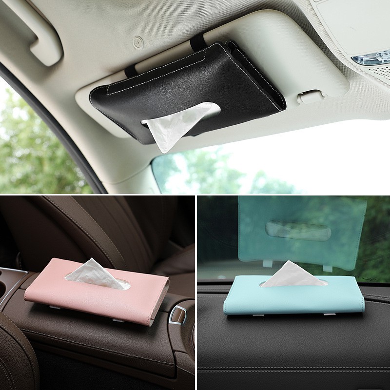[ReadyStock]car tissue box PU Leather High quality proton perodua honda ...