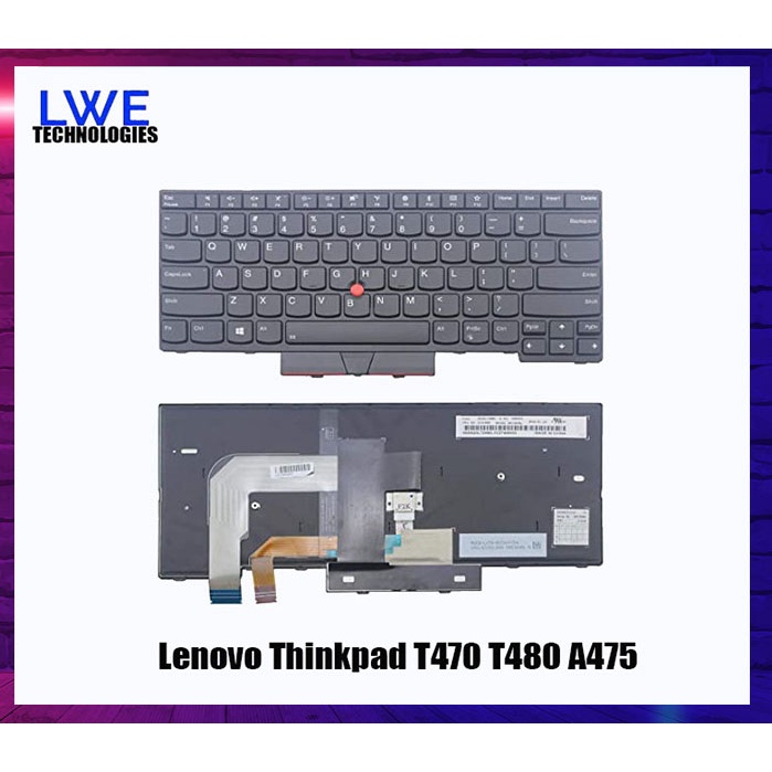 New Lenovo Thinkpad 91F017E T470 T480 A475 A485 For Laptop Keyboard ...