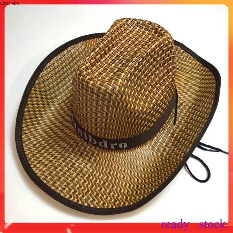 Topi Cowboy / Farmer Hat / Topi Kebun / Topi Petani Grass / Topi Petani ...