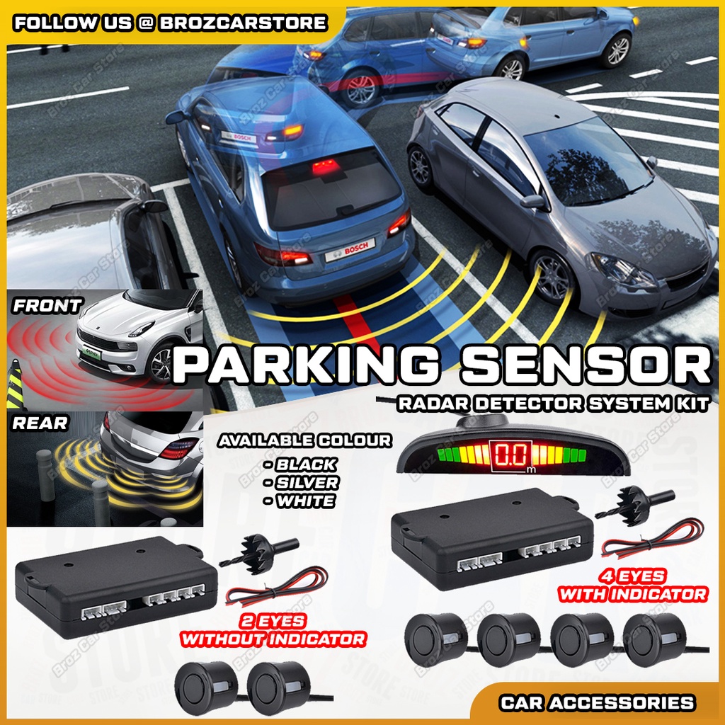 📡 2 Eyes 4 Eyes Car Parking Sensor Assistant Parking Monitor Auto ...