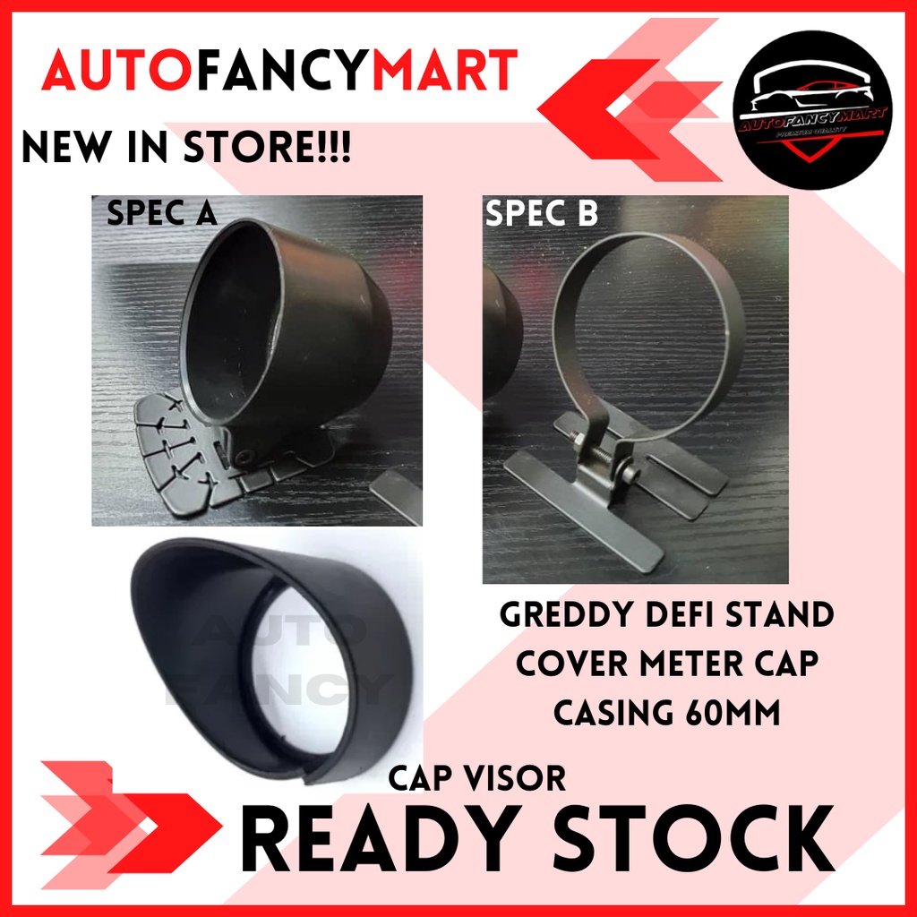 GREDDY DEFI STAND COVER METER CAP CASING 60MM | Shopee Malaysia