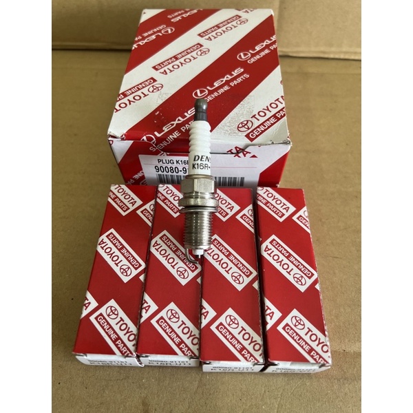 TOYOTA SPARK PLUG K16R-U11 90080-91161 ( Original ) 1SET=4PC | Shopee ...