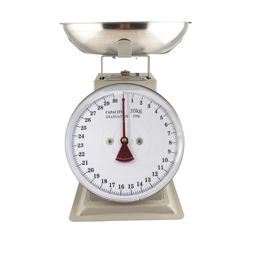 (ENFORCED METAL EXTRA DURABLE) IIII 30KG Analog Scale Commercial Scale ...
