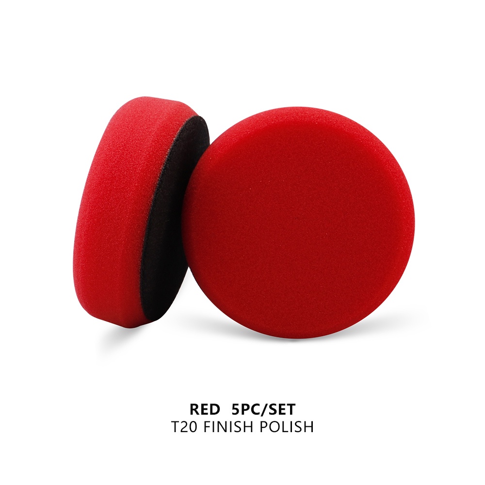 SPTA Polishing Kit Wool Waxing Sponge Car Buffing Pad Kit (1"/2"/3" x 1 ...