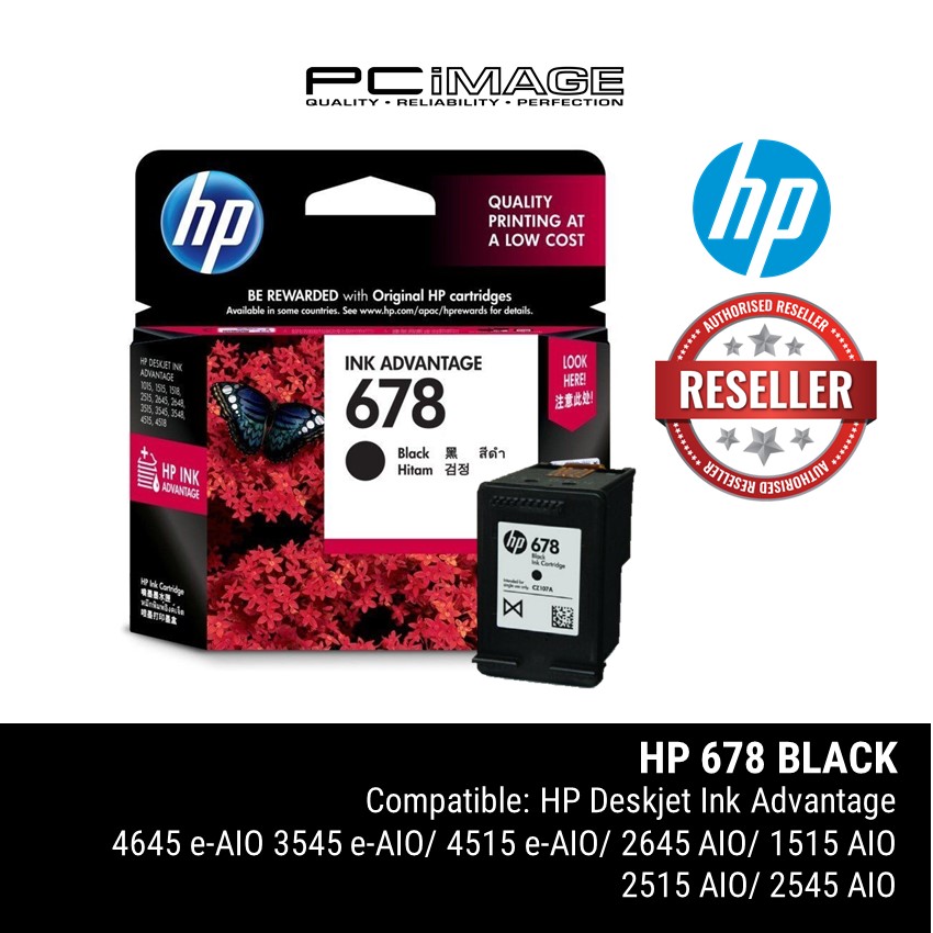 HP 678 Ink Cartridge - Black/Combo | Shopee Malaysia