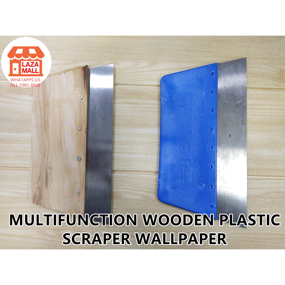 SCRAPER PLASTER cement /ceiling PASTE TOOLS bercukur kotoran lantai ...