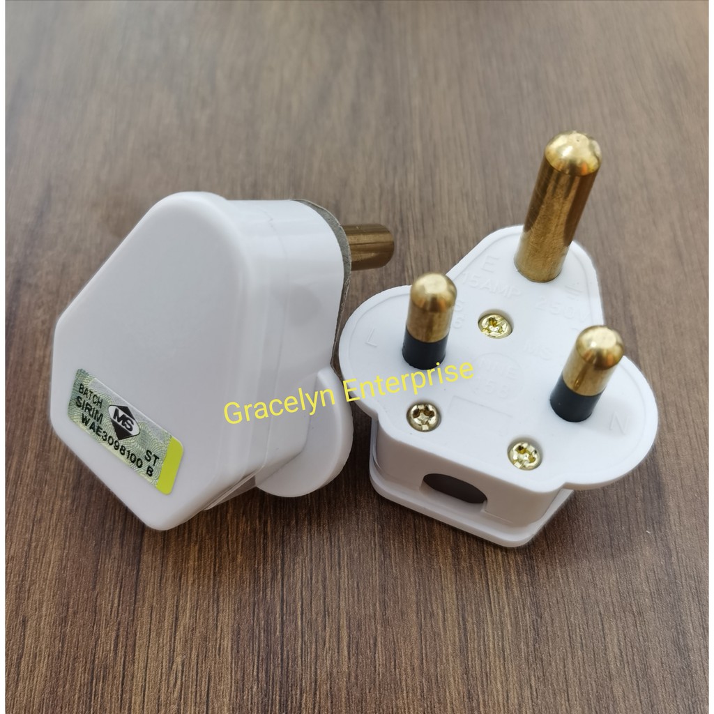 NNE Plug Top 15A Bakelite Plug Top (SIRIM) | Shopee Malaysia