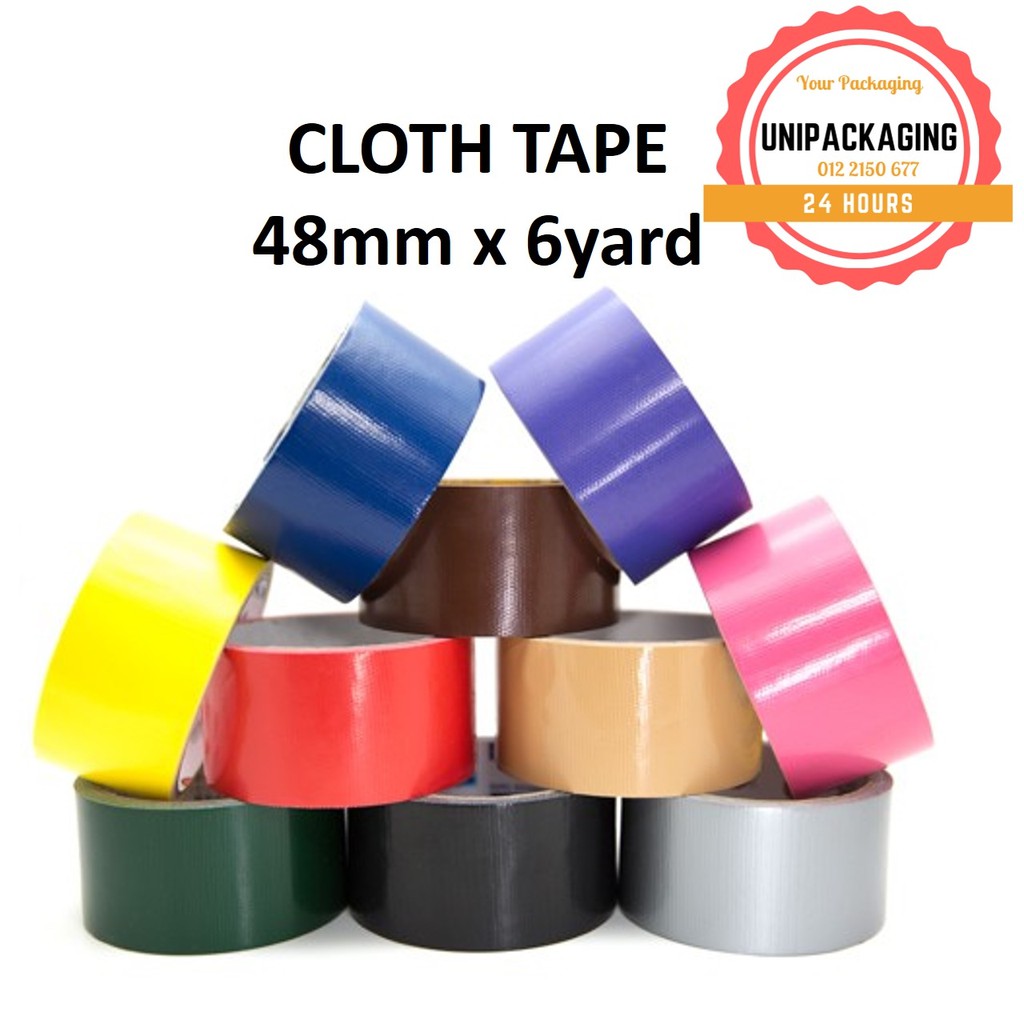 Binding Tape / Cloth Tape 48mm binding tape 6 yards per roll | Shopee ...