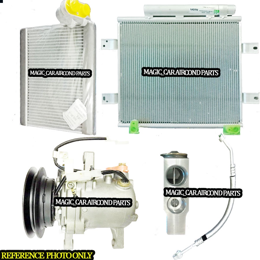 PERODUA MYVI 2005-2010 YEAR 1.0CC COOLING COIL/ CONDENSER/ COMPRESSOR ...