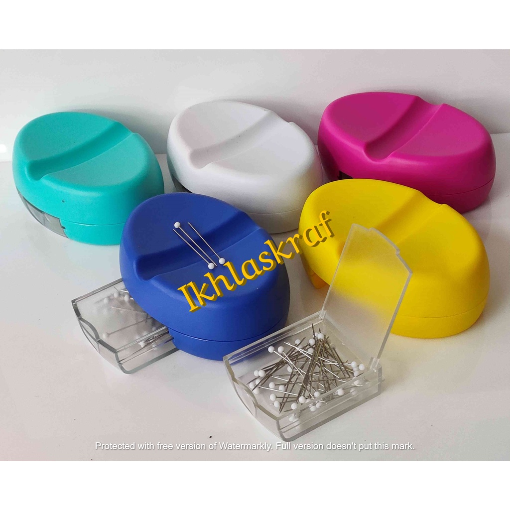 ( BJ 0733 ) Magnet Nadelkissen bantal jarum yang bermagnet dan ada laci ...