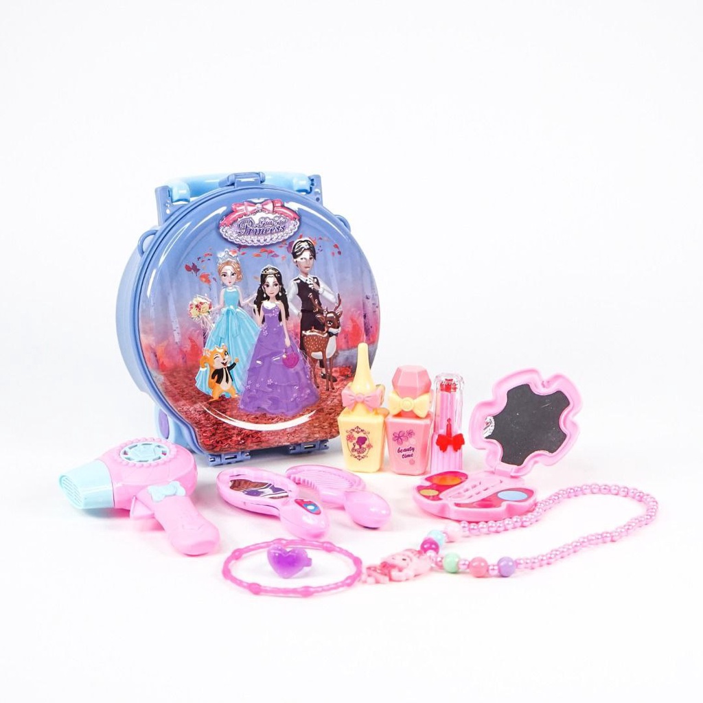 Princess Make Up Box Fashion Mini Luggage Kitchen Toy Set Girls ...