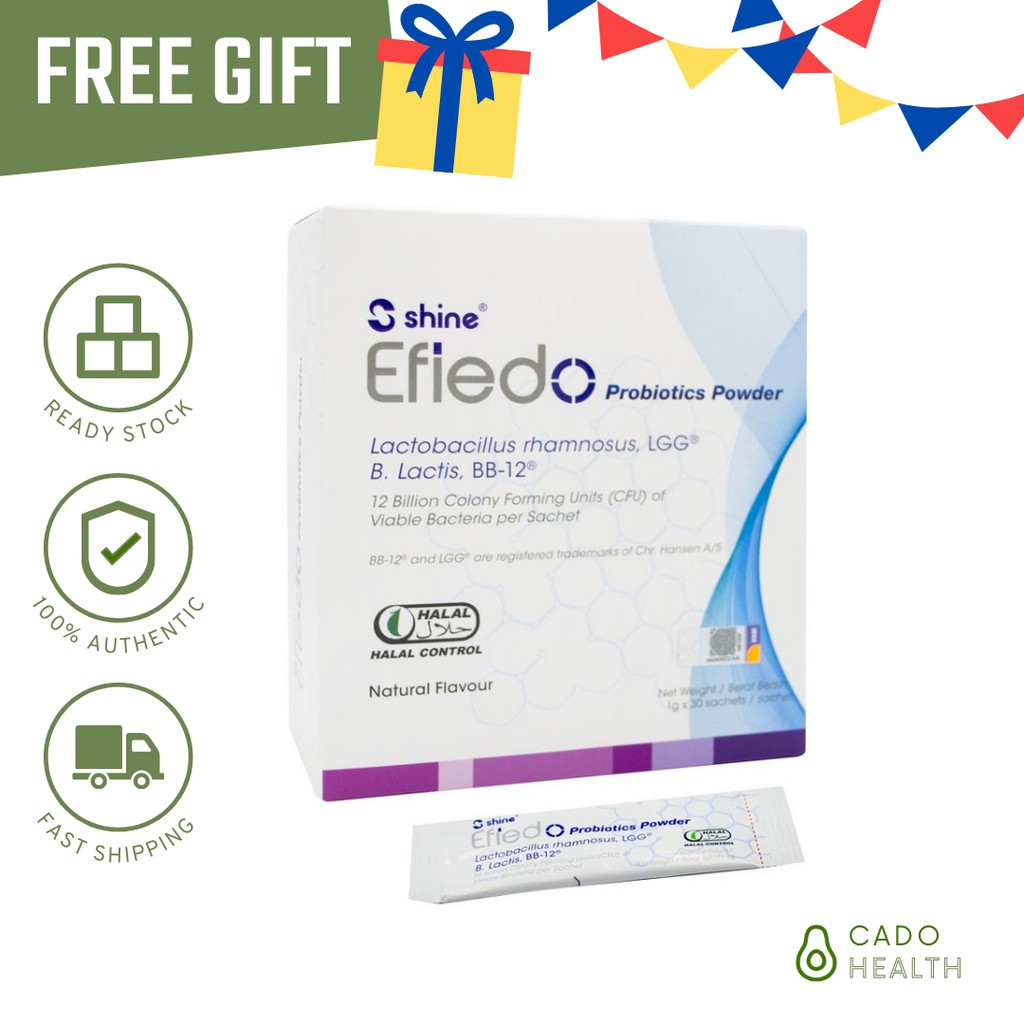 Shine Efiedo Probiotics Powder (1g x 30 s) [EXP: 12/2023] | Shopee Malaysia