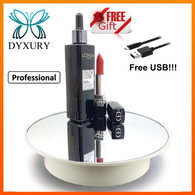 2023 NEW 20cm 25cm Premium Rotating Display Stand Electric Rotating ...