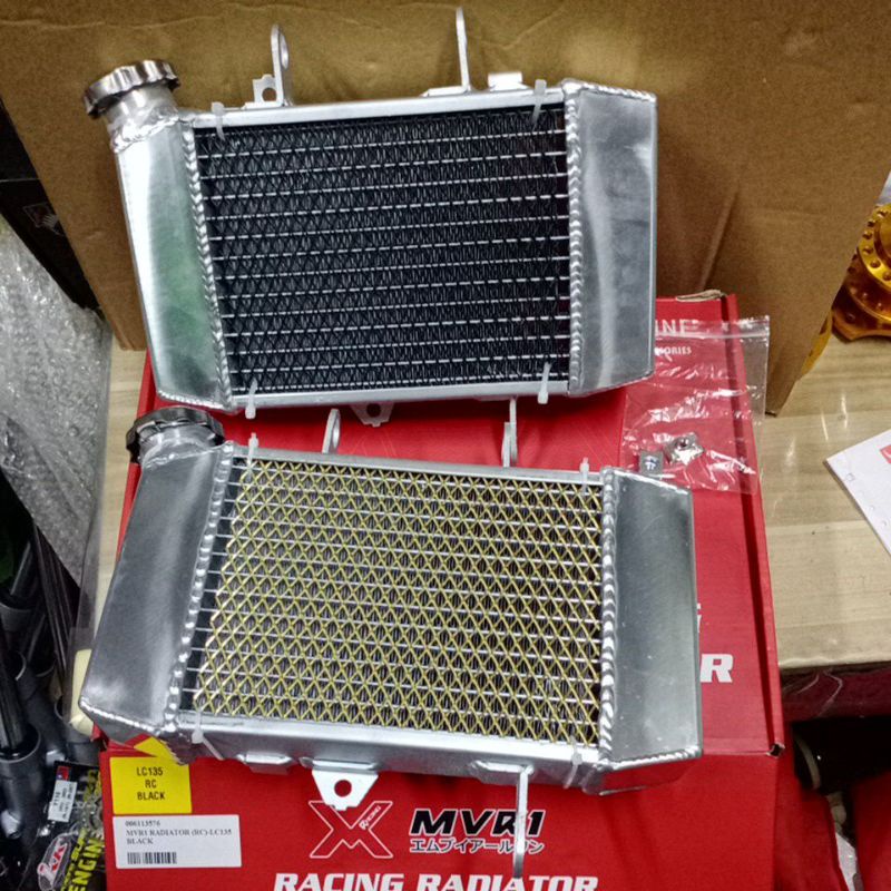 MVR1 racing radiator (RC- Flat)(GP- curve) ,(Y15ZR/ LC135/ RS150/ SYM ...