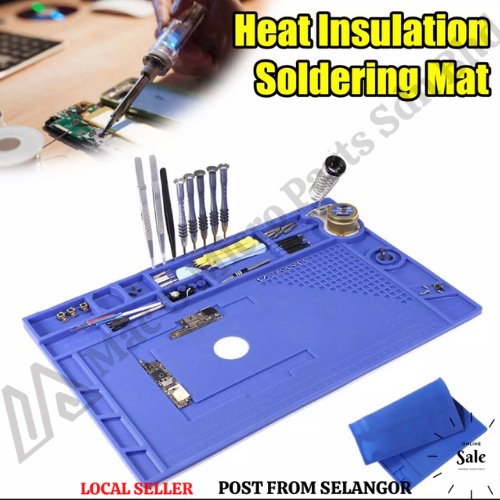 Heat Insulation Soldering Mat Silicone Pad Desk Mat Phone Repair ...