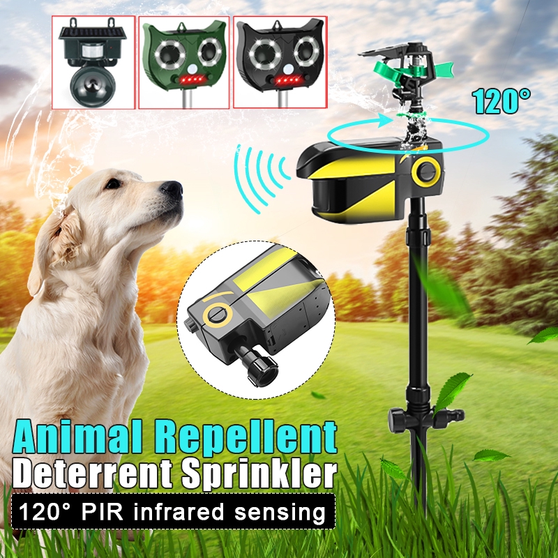 Garden Sprinkler Spike Lawn Grass Motion Activated Water Animal Dog Cat ...