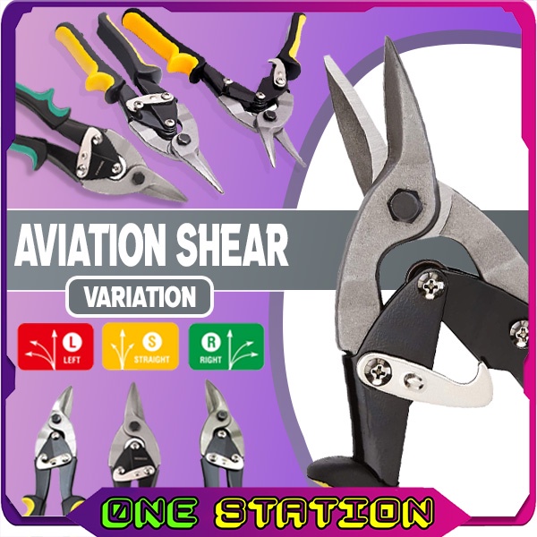 10" Aviation Snip Straight/Left/Right 250mmn Steel Metal Cutter ...