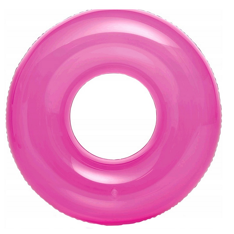 INTEX 59260 3Color 76CM Transparent Tube Swimming Pool Ring Floaties ...