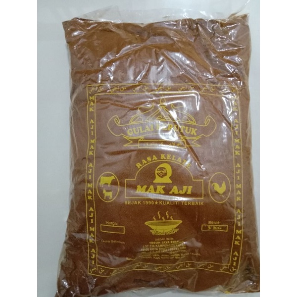 Rempah Kelantan Asli / Rempah Gulai Mak Aji /Kari Ayam | Kari Daging ... Rempah Kelantan Asli / Rempah Gulai Mak Aji /Kari Ayam | Kari Daging ...