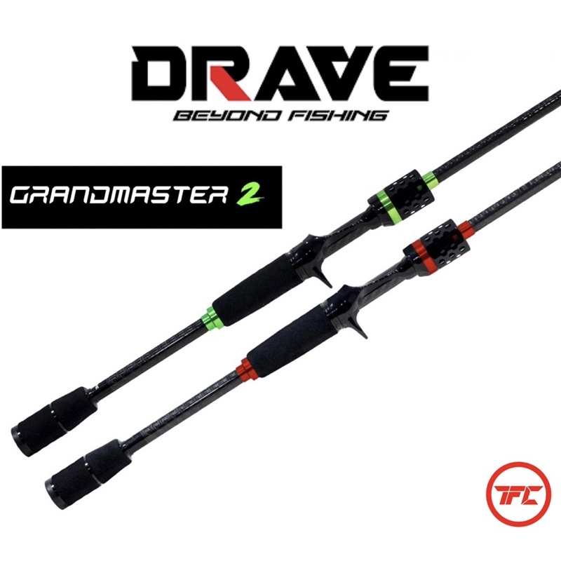 Drave Grandmaster 2 Baitcasting Rod Baitcast Heavy Cover Grand Master ...