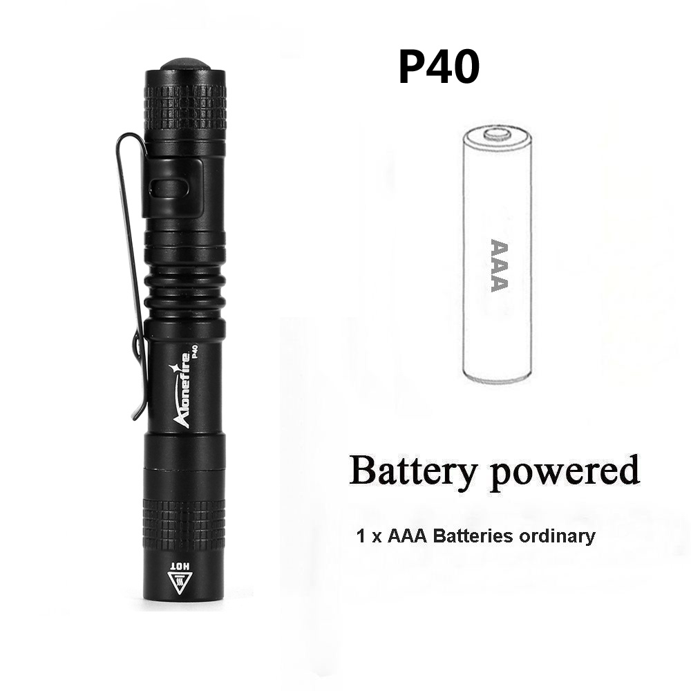 Alonefire P50 Mini LED Flashlight Portable Pen Lamp Travel Camping Waterproof | Shopee Malaysia