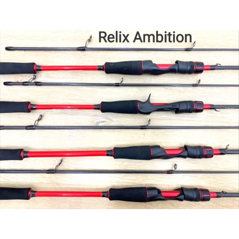 Relix Ambition Spinning Rod Casting Rod 5.6ft / 6.0ft / 6.6ft / 7.0ft ...