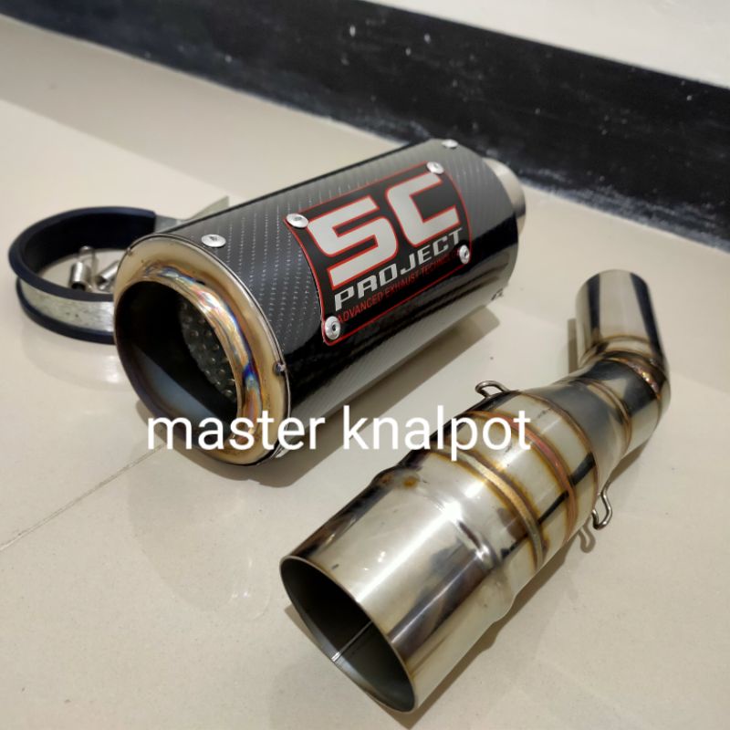 Racing SC PROJECT CARBON EXHAUST PLUS SLIP ON CBR150R FACELIFT NEW ...