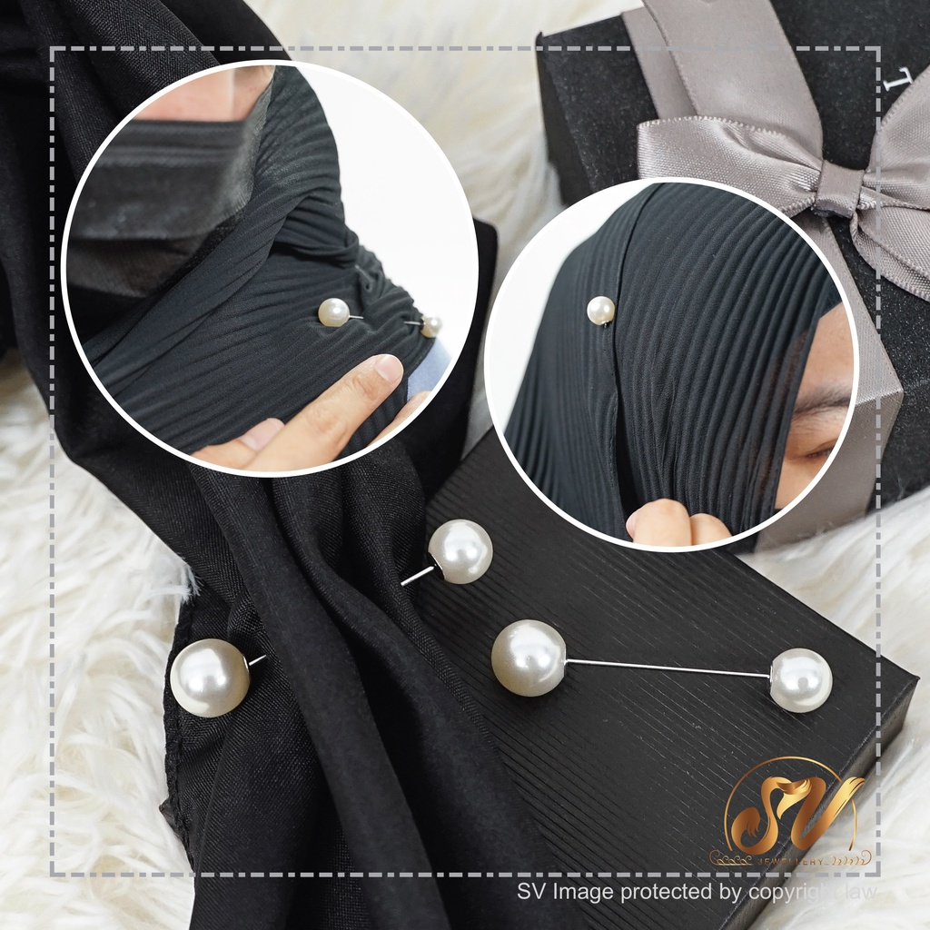 Brooch Pin Tudung Shawl Bawal Kerongsang Single Pin Jarum Peniti Cover ...