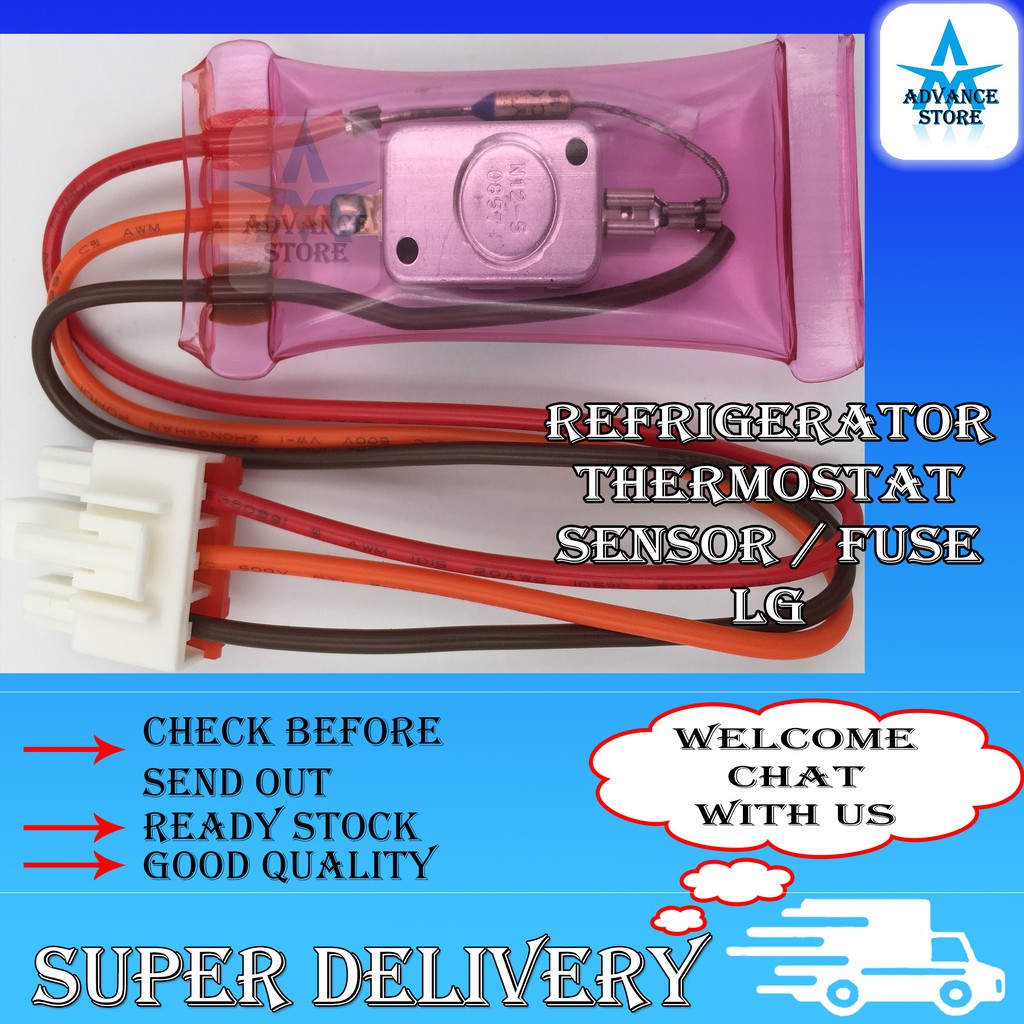 LG Refrigerator Thermostat Sensor / Refrigerator Sensor / Sensor Peti ...