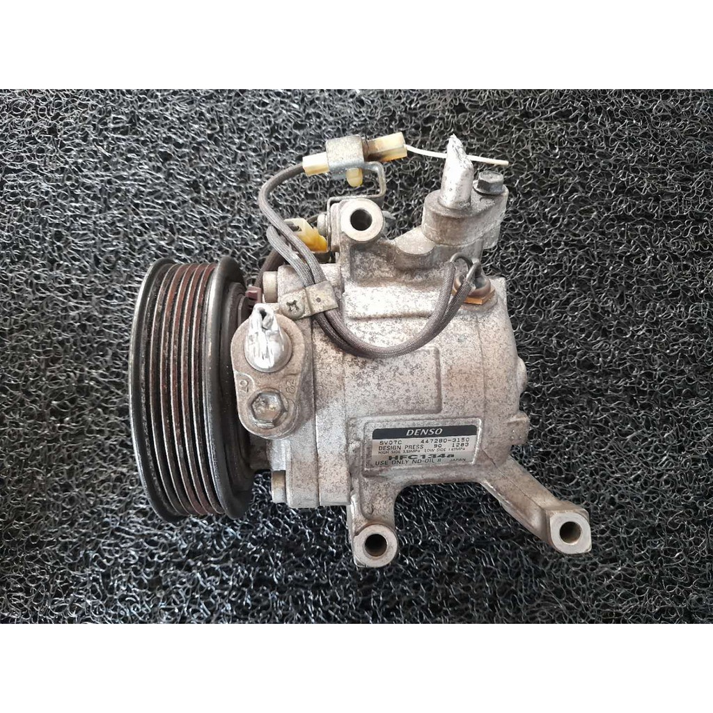 Perodua compressor TOYOTA PASSO MYVI lama 1.3L K3 AIRCOND COMPRESSOR ...
