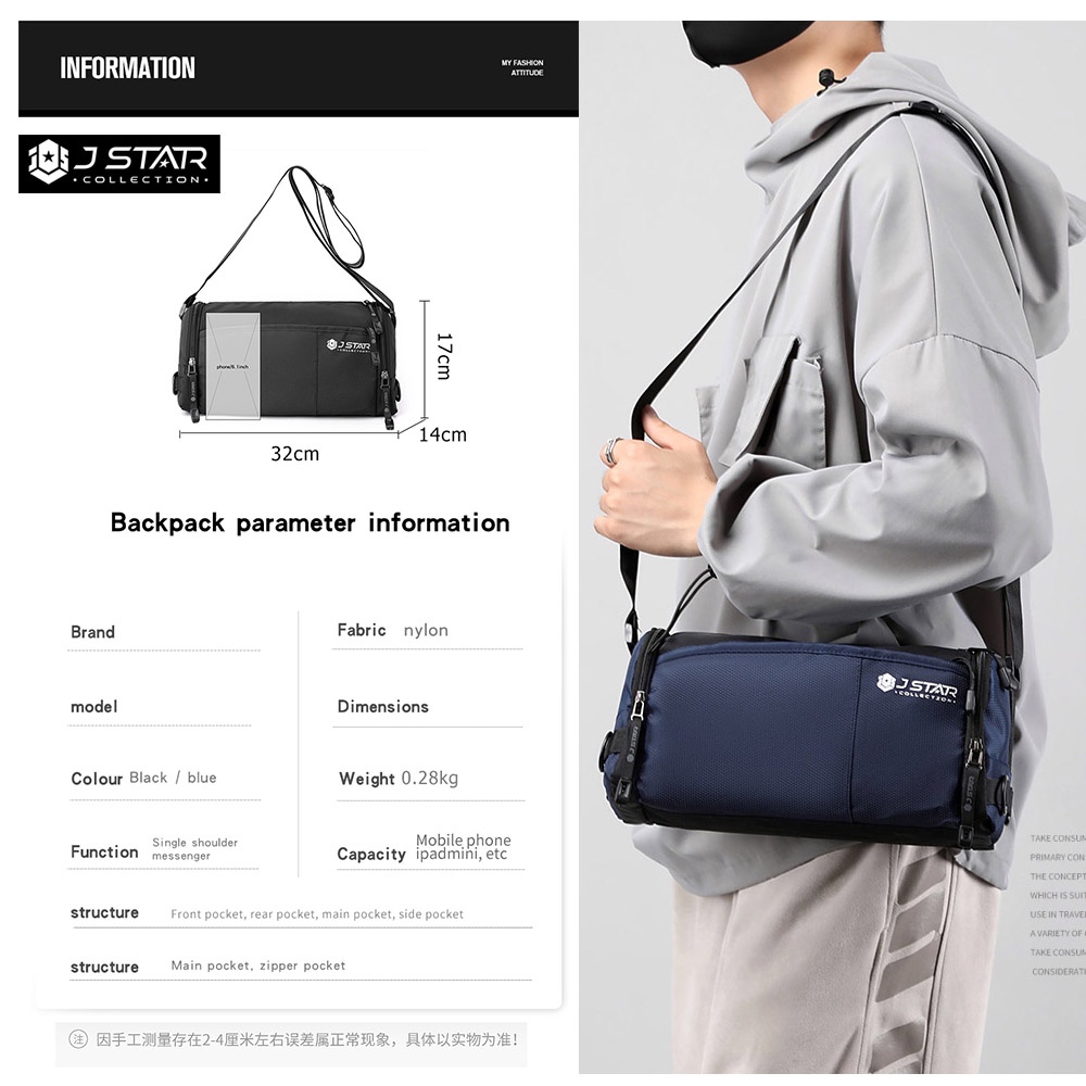 READY STOCK MALAYSIA Sling Bag Men Crossbody Shoulder Bag Beg Sandang ...