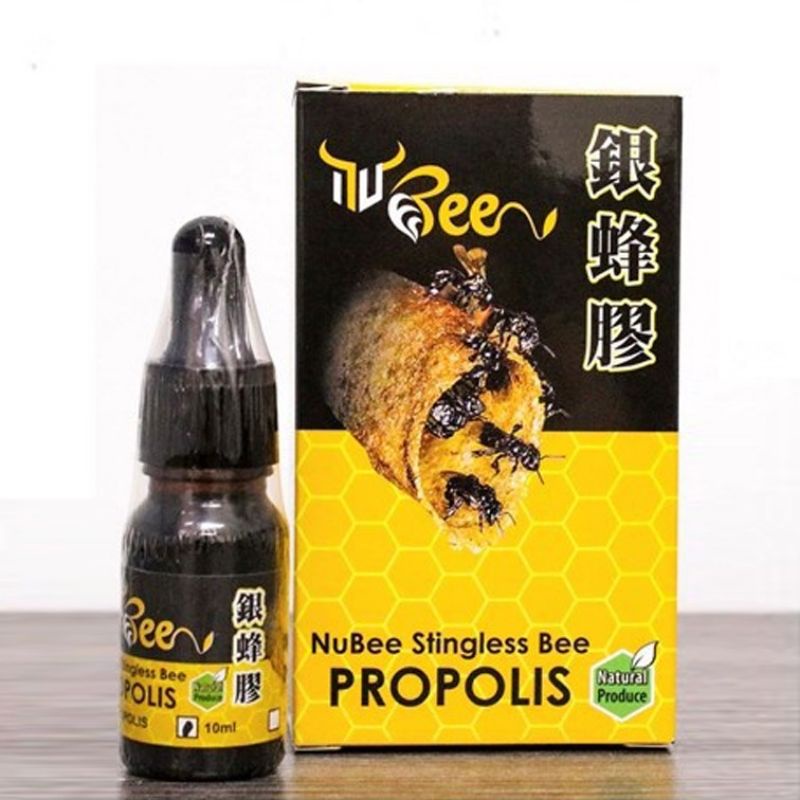 🔥Ready Stock🔥 NuBee Stingless Bee Propolis🐝银蜂胶(10ml) | Shopee Malaysia