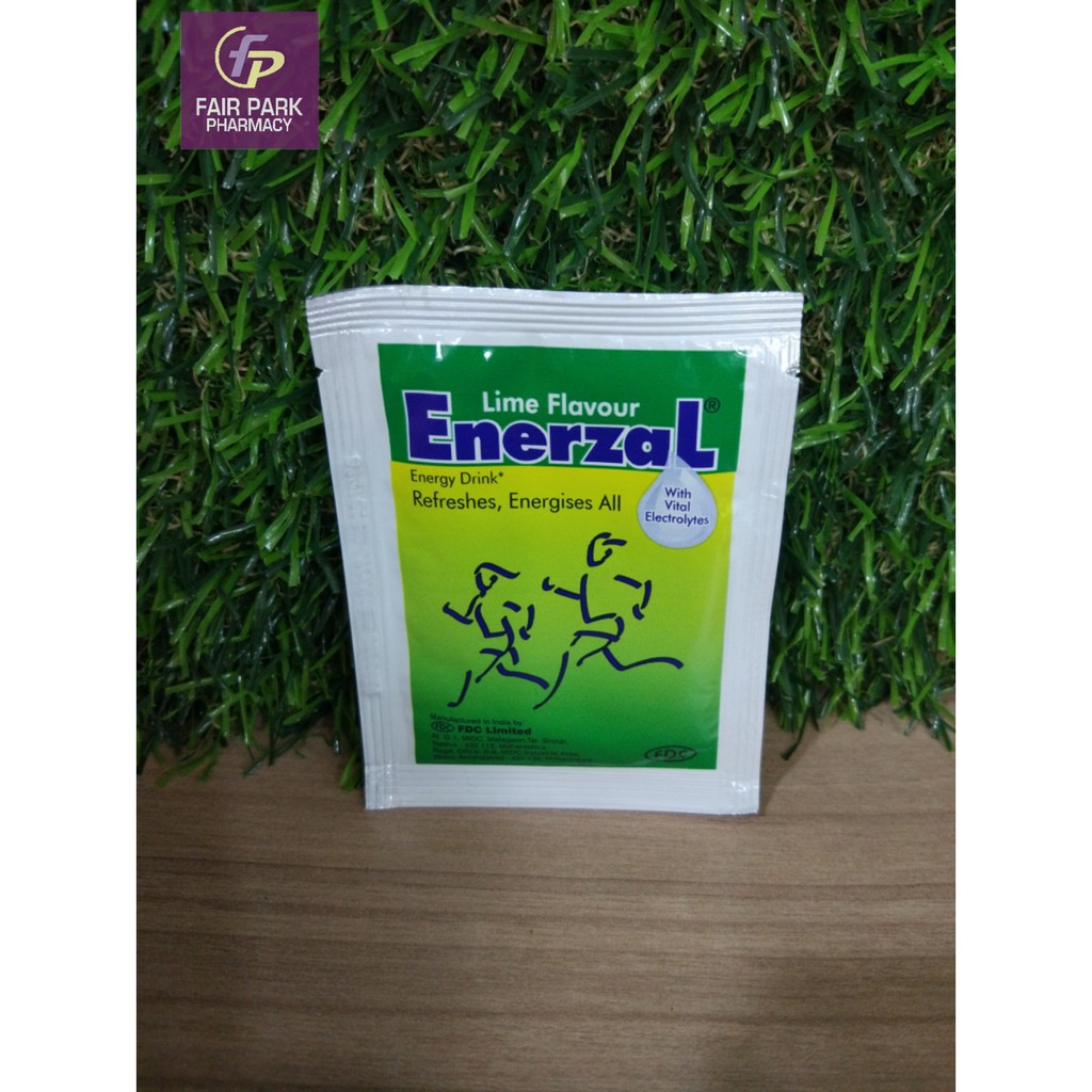 FPpharmacy Enerzal Energy Drink 7.5G (Lime/ Orange Flavour) - 1 sachet ...